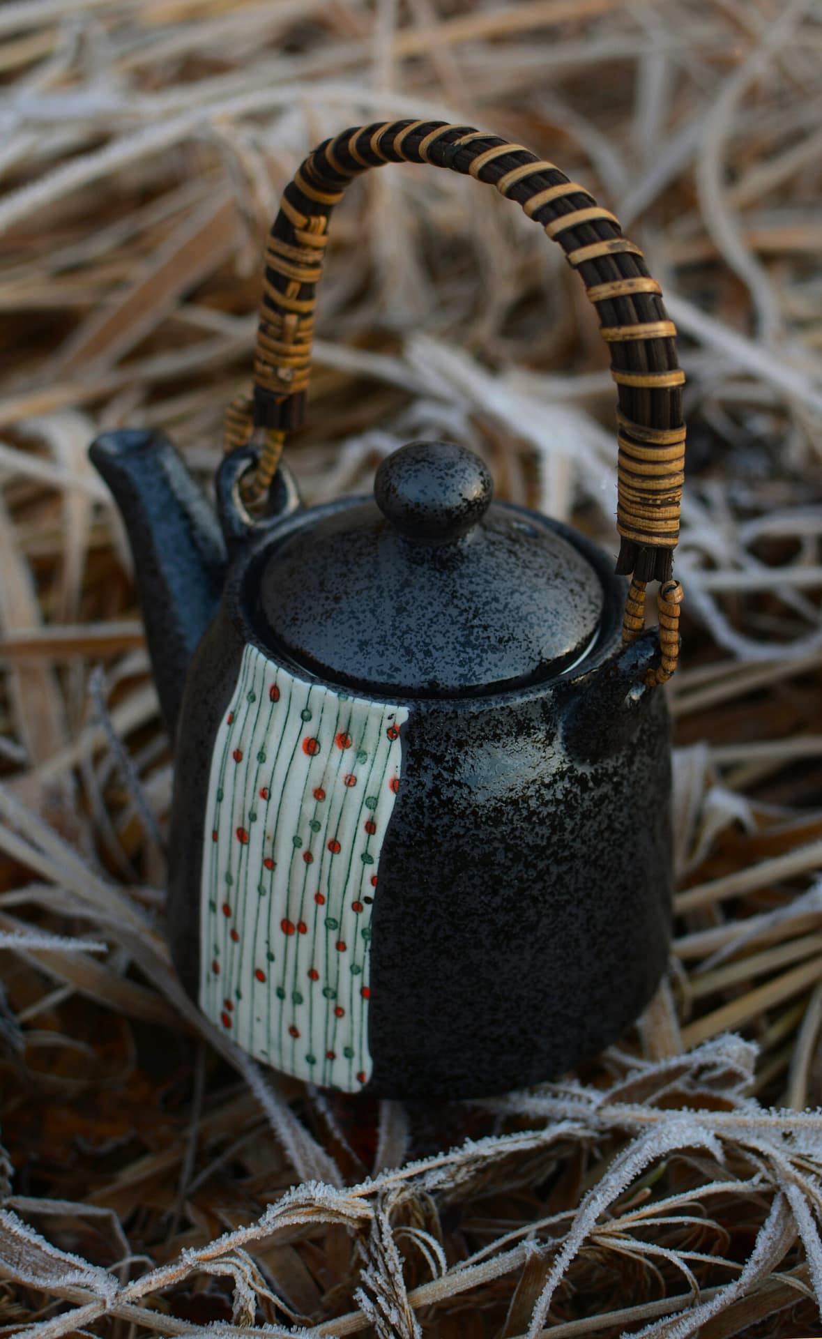 Pieni japanilainen teekannu Haiiro – Nippon Aino's Store