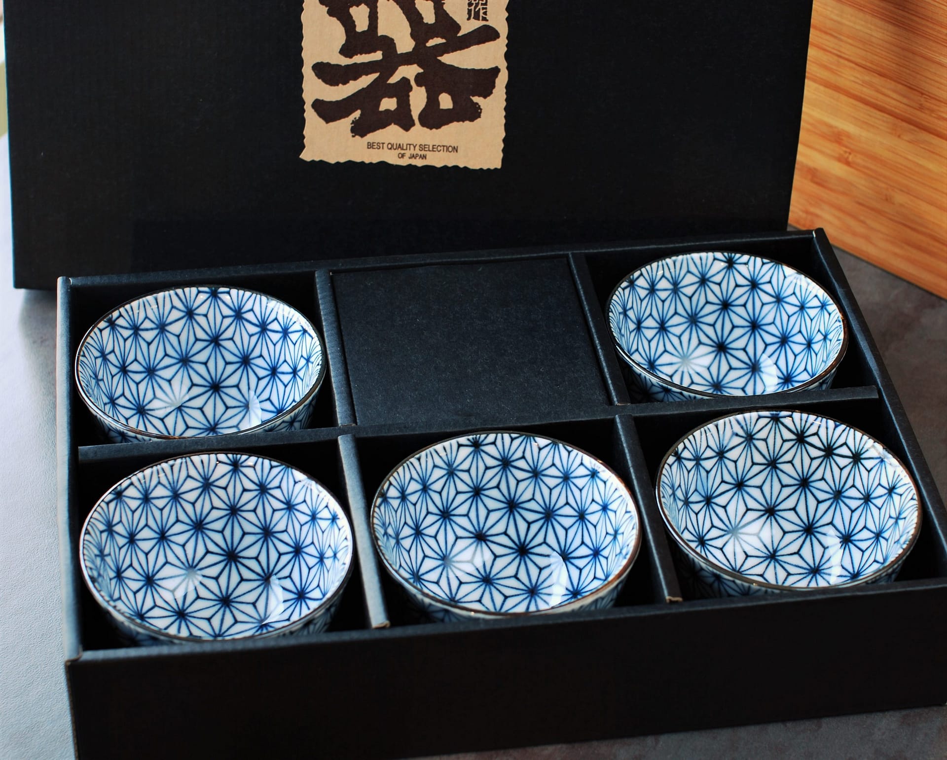 Teekuppisetti Takane Asanoha 5 kpl – Nippon Aino's Store