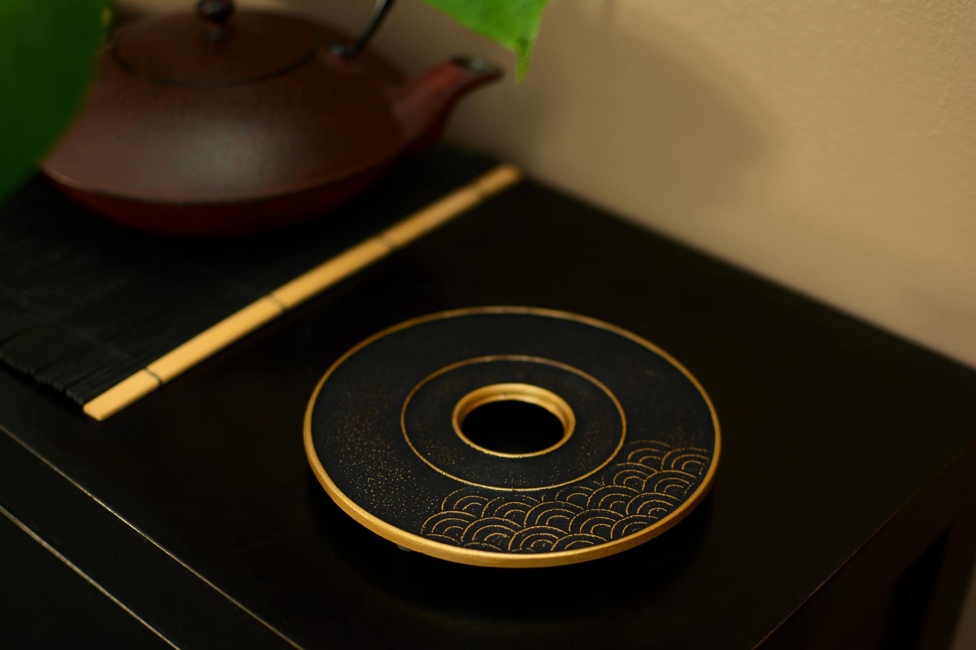 Teekannun alunen Kamashiki seigaiha – Nippon Aino's Store